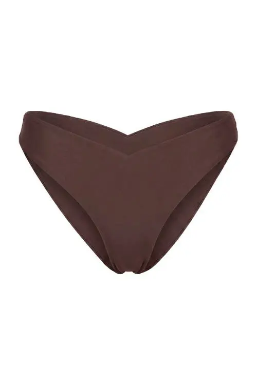 NICHOLAS Tahina Bikini Bottom - Espresso