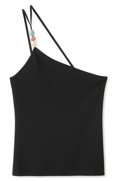 Mango Asymmetric Knit Top