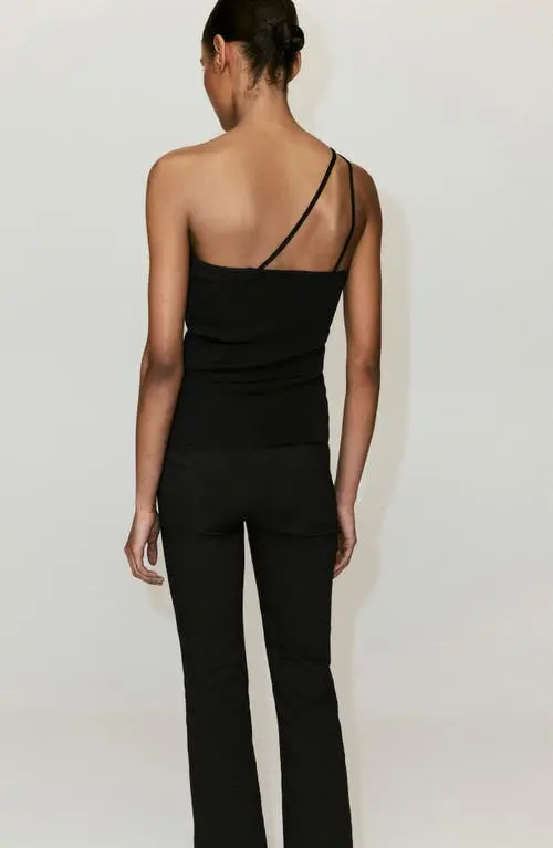 Mango Asymmetric Knit Top