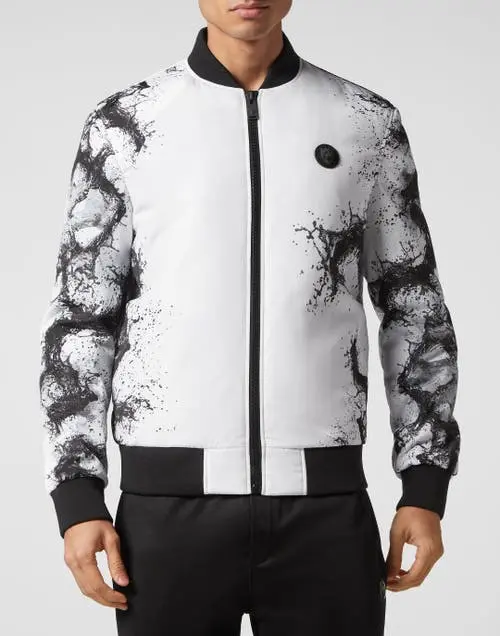 PLEIN SPORT Nylon Bomber Splash Extreme