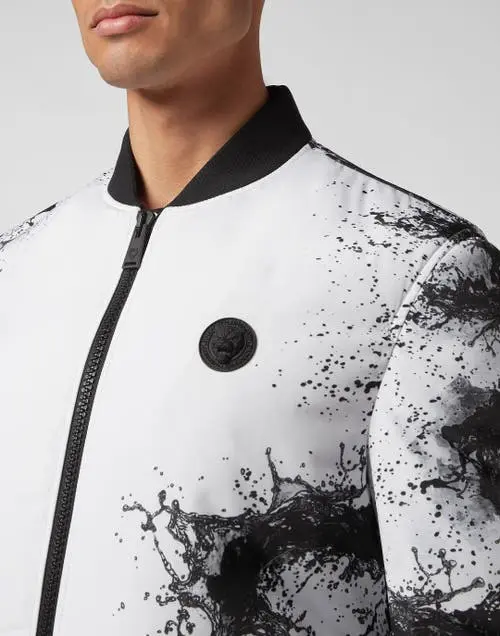 PLEIN SPORT Nylon Bomber Splash Extreme