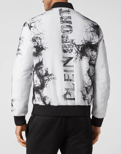PLEIN SPORT Nylon Bomber Splash Extreme