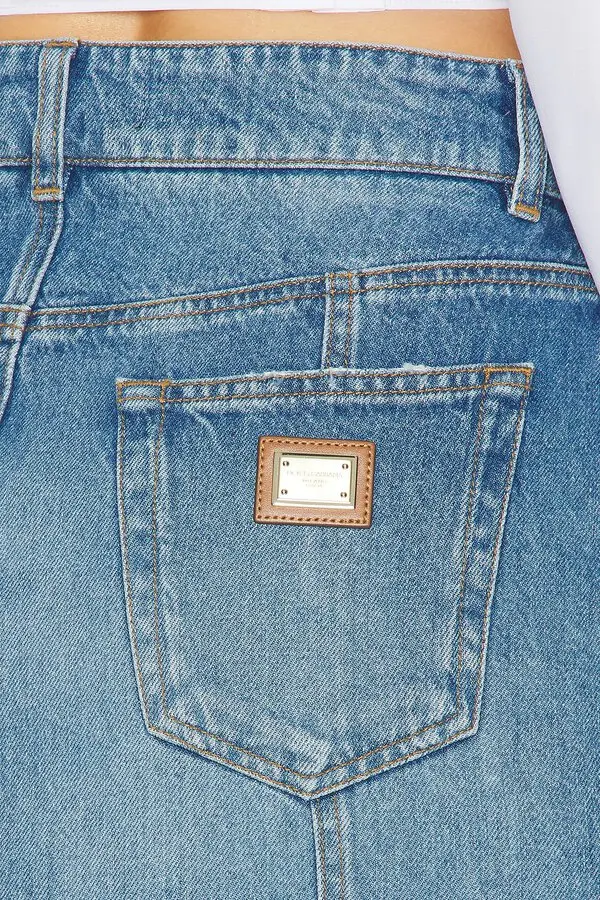 Dolce & Gabbana Denim Mini Skirt