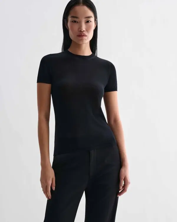 Veronica De Piante Bea Knit Top In Superfine Merino