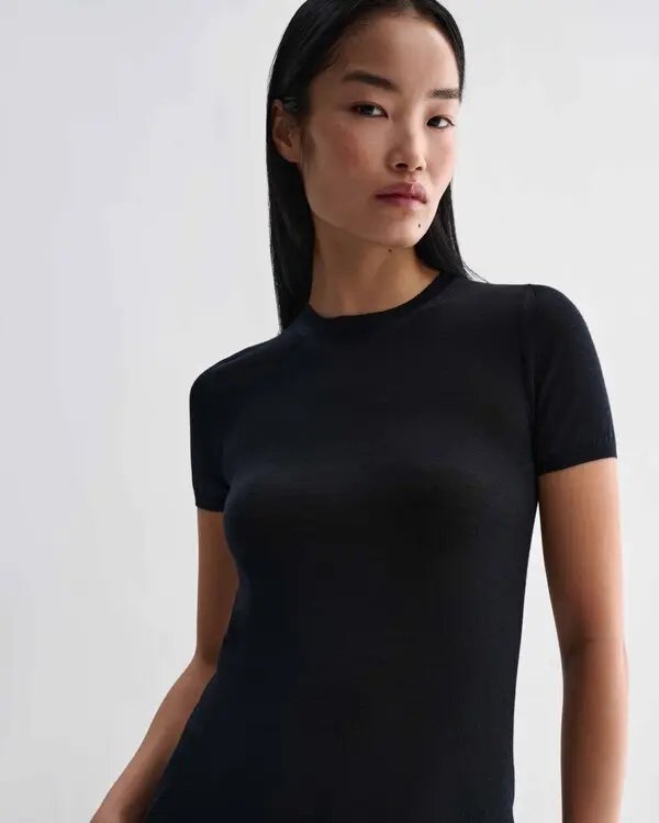 Veronica De Piante Bea Knit Top In Superfine Merino