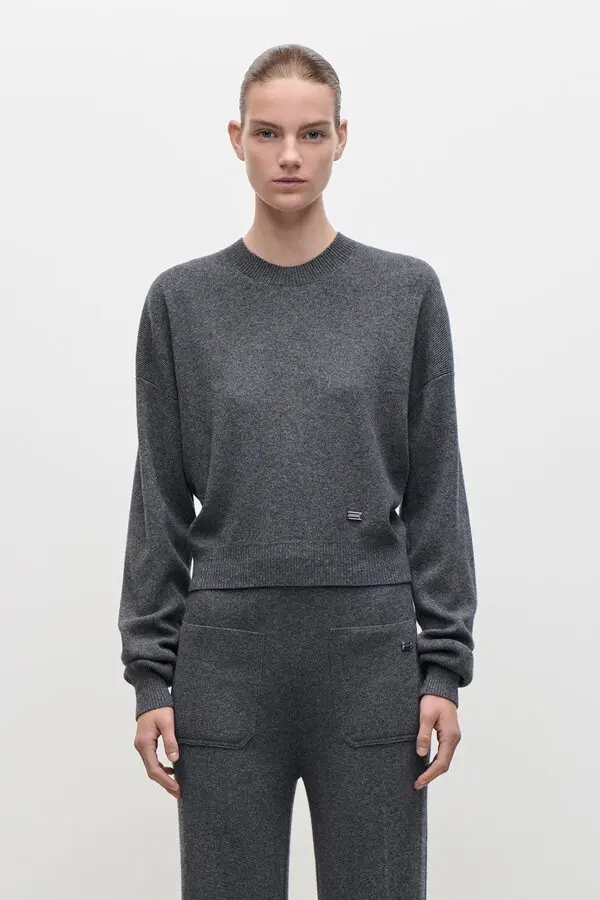 Victoria Beckham Luna Jumper - Dark Grey