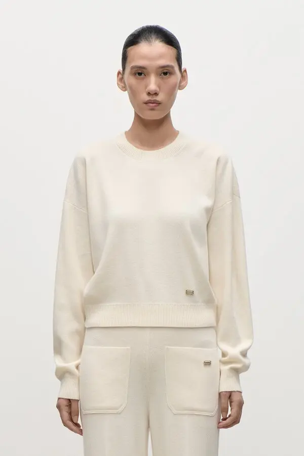 Victoria Beckham Luna Jumper - Ivory