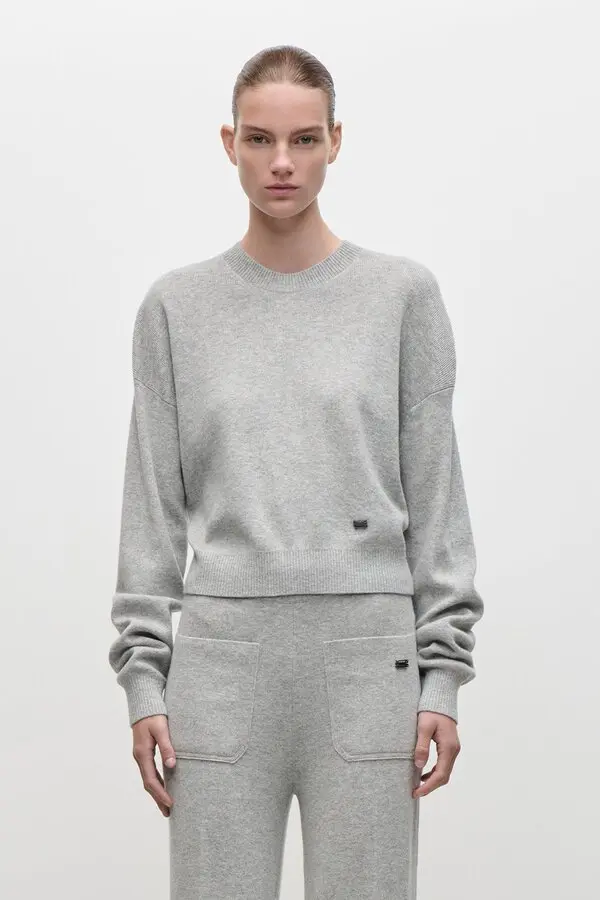 Victoria Beckham Luna Jumper - Light Grey