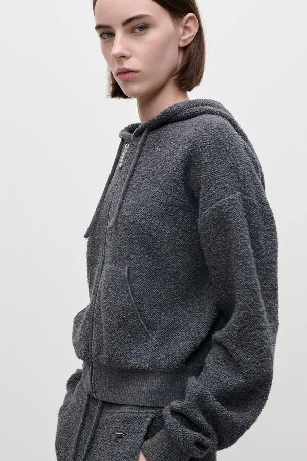 Victoria Beckham Isla Zipped Hoodie