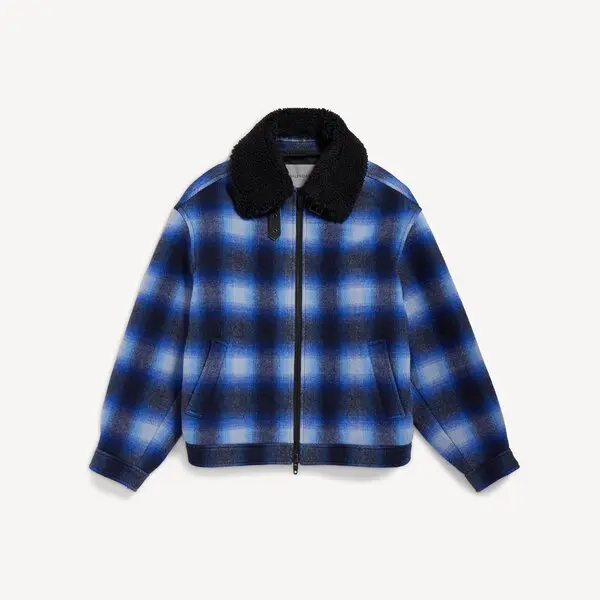 Balenciaga Flannel Bomber Jacket