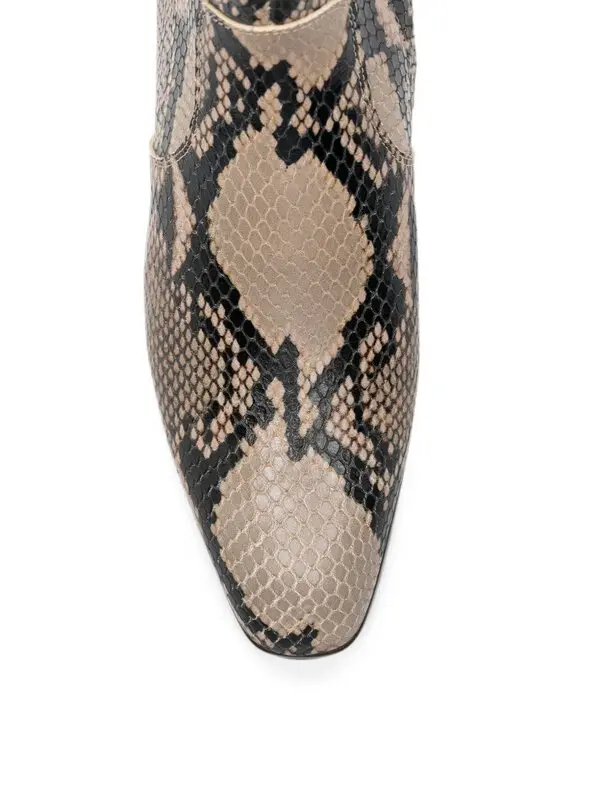 Khaite Colt Ankle Boots - Beige