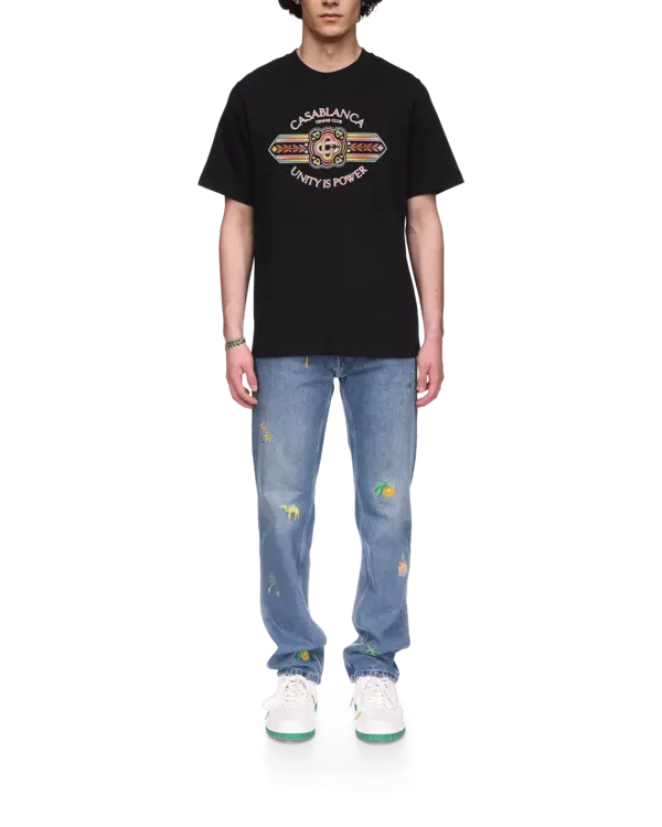 Casablanca Unity Is Power Short Sleeve T-shirt