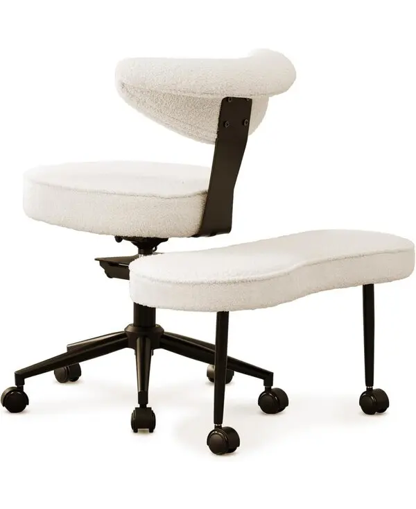 GAOMON Ergonomic Cross-legged Office Chair - Beige