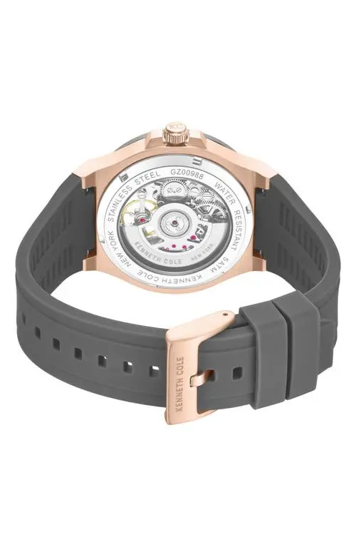 KENNETH COLE The Grove Silicone Strap Watch