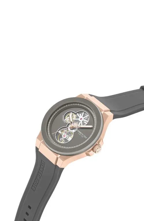 KENNETH COLE The Grove Silicone Strap Watch