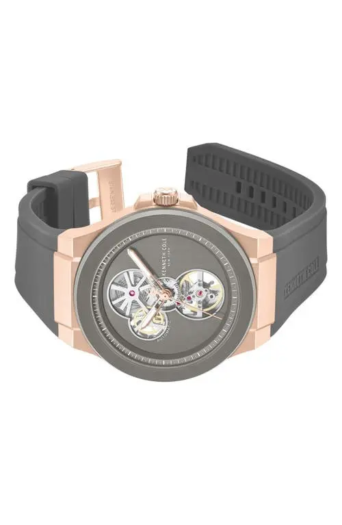 KENNETH COLE The Grove Silicone Strap Watch