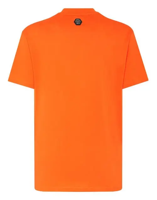 Philipp Plein Jersey T-shirt Round Neck Ss Iconic Plein