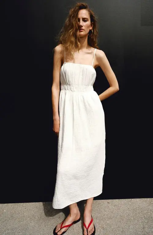 Mango Cotton Maxi Dress