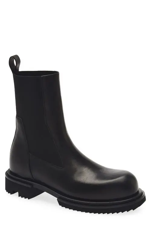 Rick Owens Beatle Gabe Platform Chelsea Boot - Black