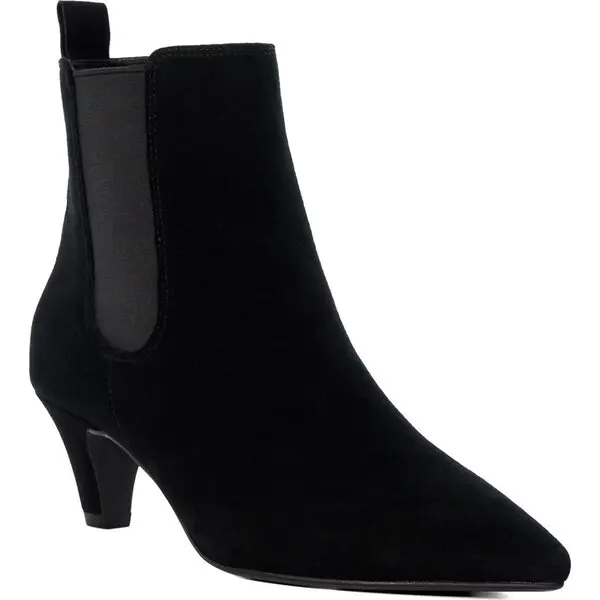 Dune London Obvious Pointed Toe Chelsea Boot - Black