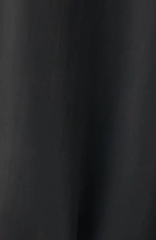 Mango Elastic Waist Baggy Wide Leg Pants - Black