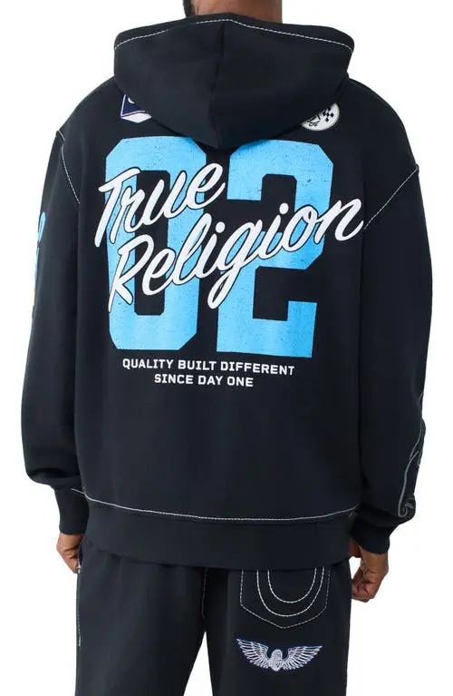 True Religion Stay True Big T Zip Hoodie