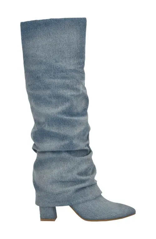 Guess Geima Pointed Toe Slouch Foldover Boot
