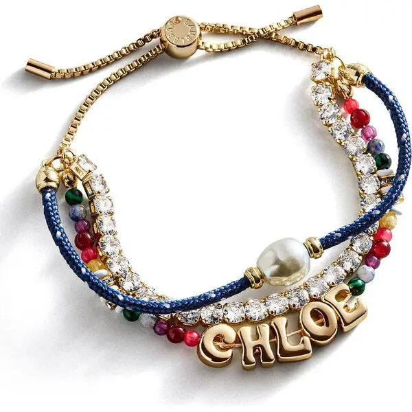 Baublebar Rowan Semiprecious Custom Layered Bracelet - Blue Multi