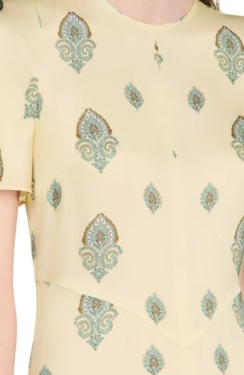 Sandro Paisley Print Maxi Dress