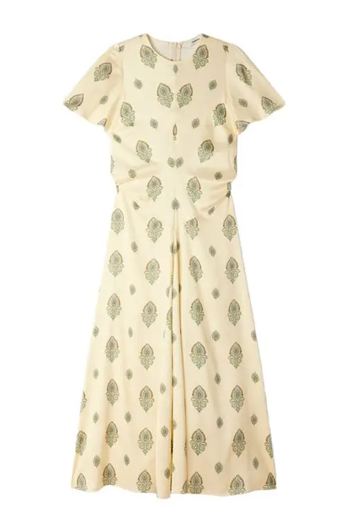 Sandro Paisley Print Maxi Dress