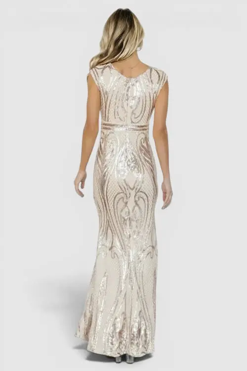 BALTIC BØRN Alessia Sequin Gown