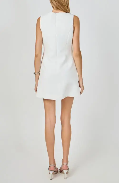 Endless Rose Rhinestone Detail Sleeveless Sheath Minidress