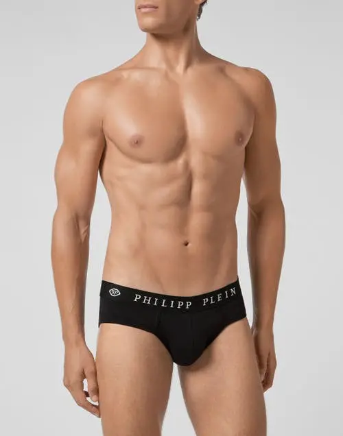 Philipp Plein Skull Briefs - Black