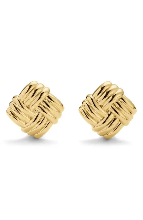 D.LOUISE D. Louise Statement Twist Stud Earrings - Gold