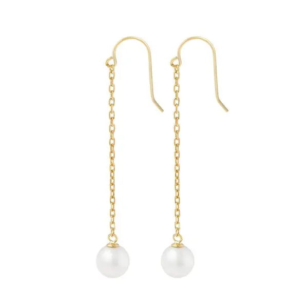 CHIARA TEDESCHI JEWELLERY Capri One Pearl Drop Earrings