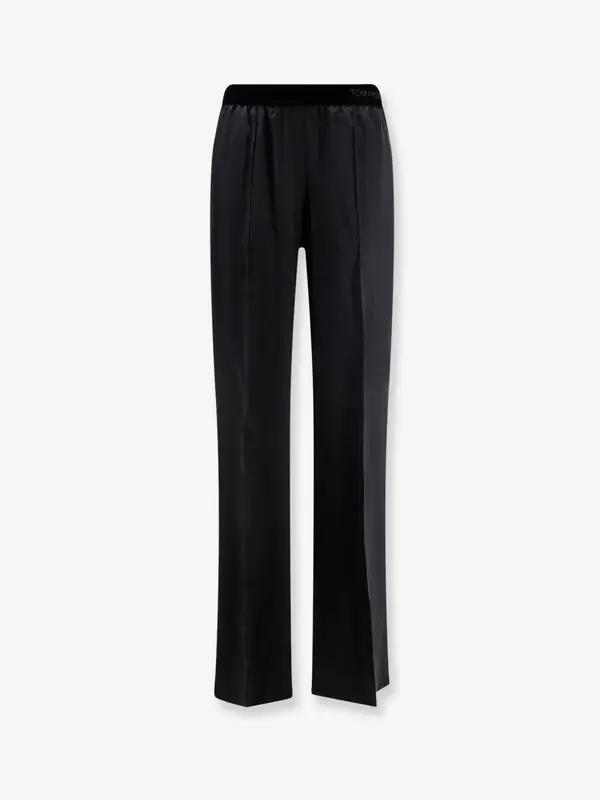 TOM FORD Satin Trousers - Black