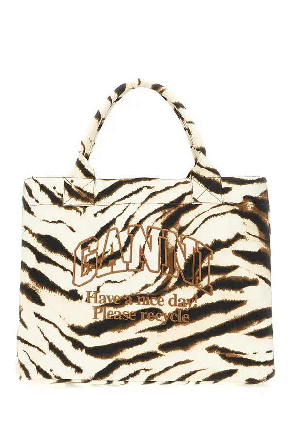 GANNI Printed Tote Bag - Multicolor