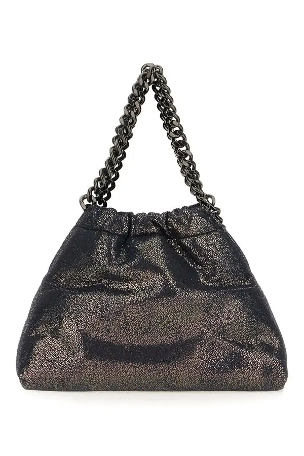 Stella McCartney Metallic Drawstring Bag With Chain Strap - Multicolor