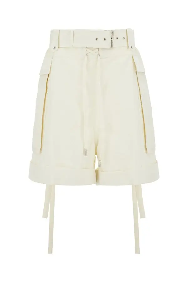 Alexander McQueen Belted Cargo Shorts - Multicolor