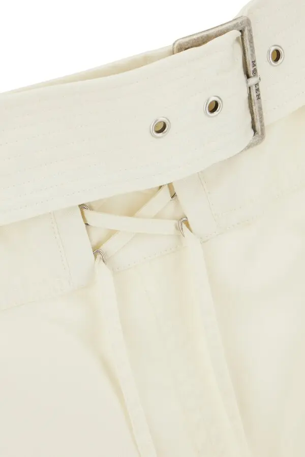 Alexander McQueen Belted Cargo Shorts - Multicolor