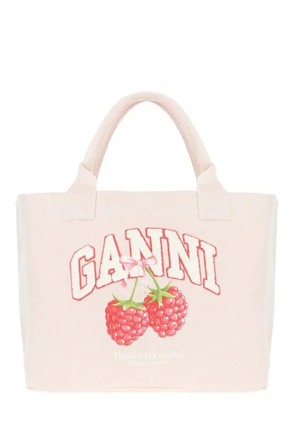 GANNI Printed Tote Bag - Multicolor