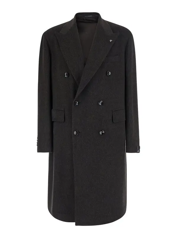 Tagliatore Coat With Notched Revers And Button Closure