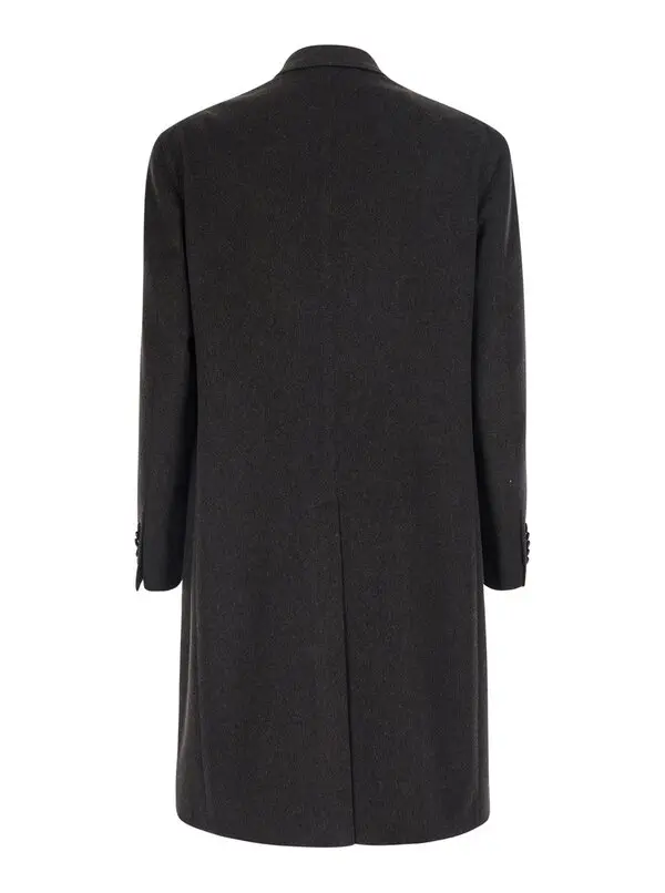 Tagliatore Coat With Notched Revers And Button Closure