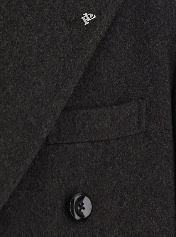 Tagliatore Coat With Notched Revers And Button Closure