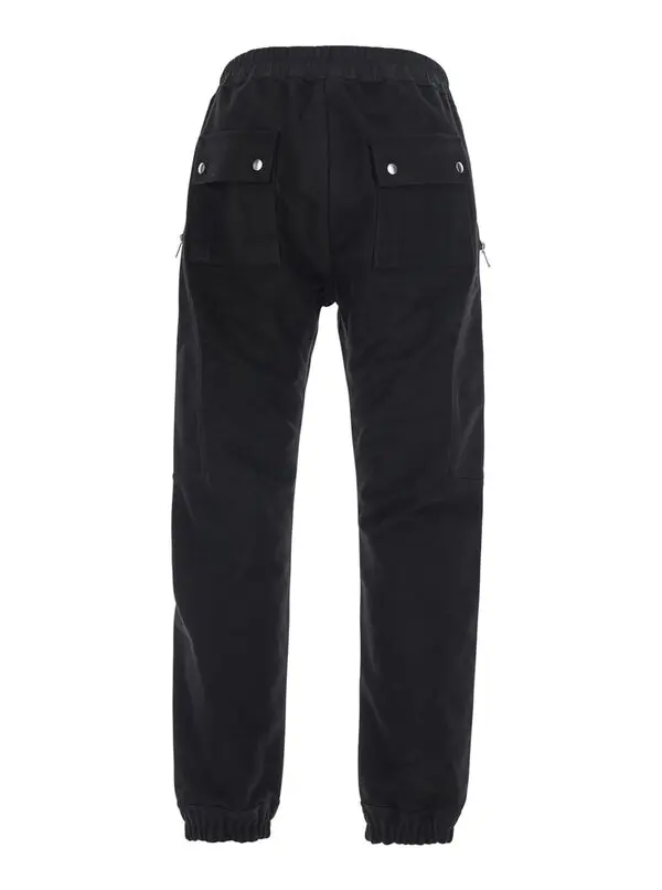Rick Owens Heizer' Pants With Side Zip Cargo Pockets In Cotton For