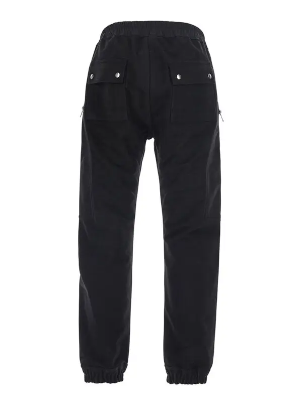 Rick Owens Heizer' Pants With Side Zip Cargo Pockets In Cotton For - Multicolor