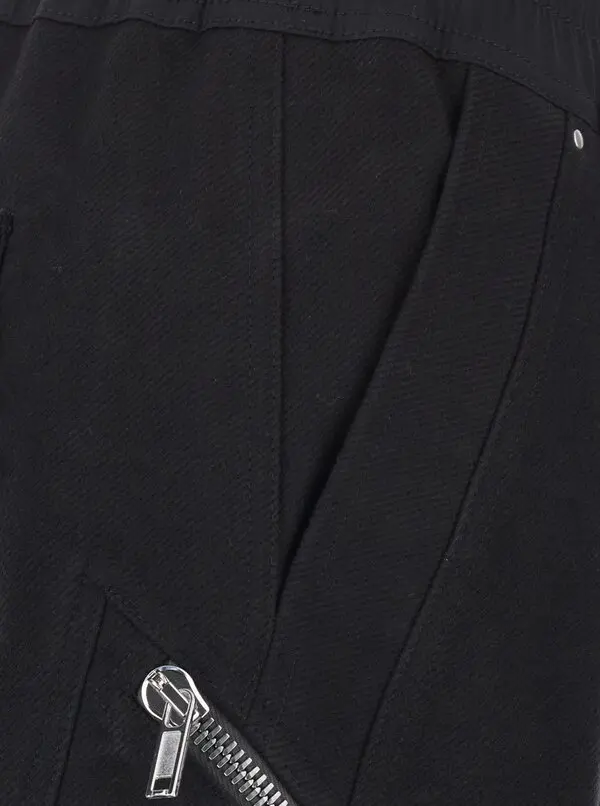Rick Owens Heizer' Pants With Side Zip Cargo Pockets In Cotton For - Multicolor