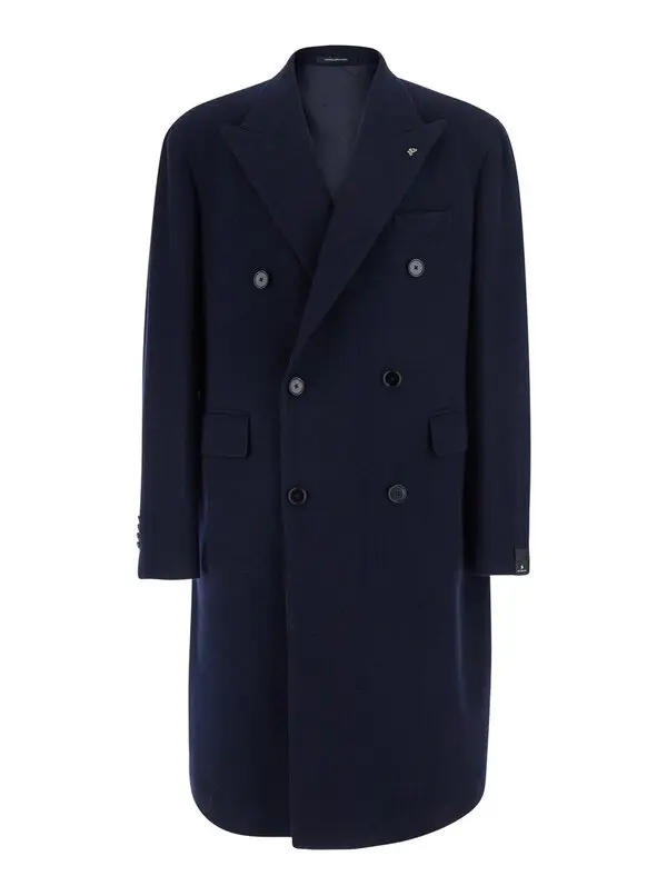 Tagliatore Double Breasted Wool Coat - Multicolor