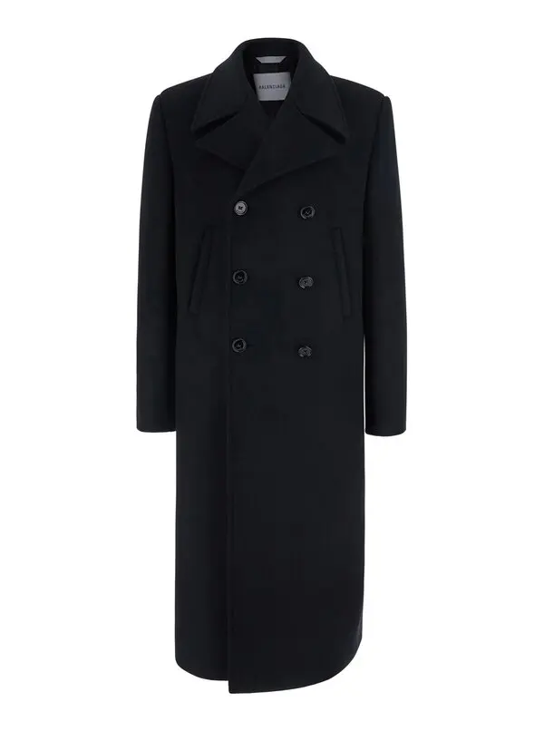 Balenciaga Df Skinny Fit Coat Look 35 - Multicolor