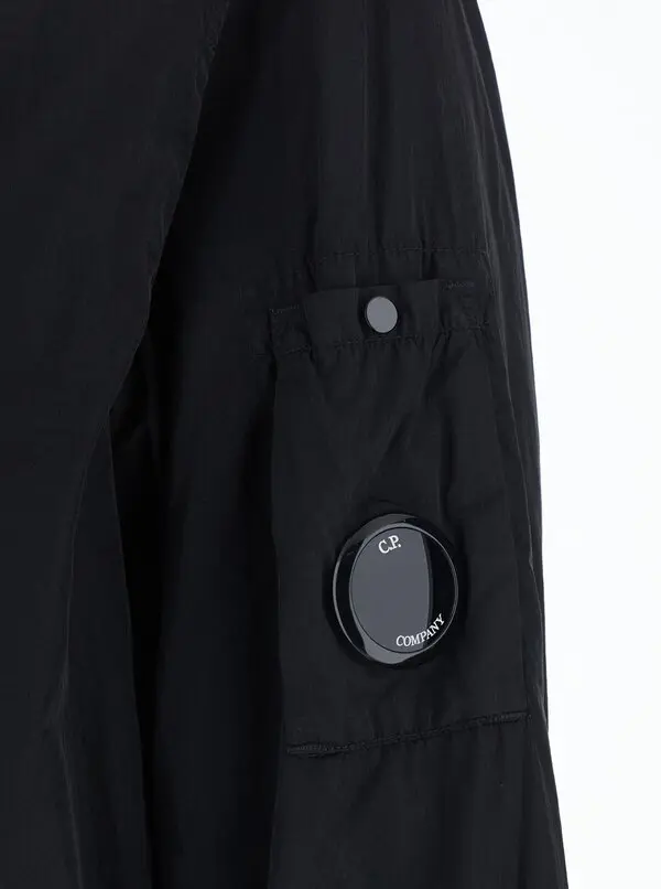 C.P. COMPANY Zip-up Tech Fabric Jacket With Logo Detail